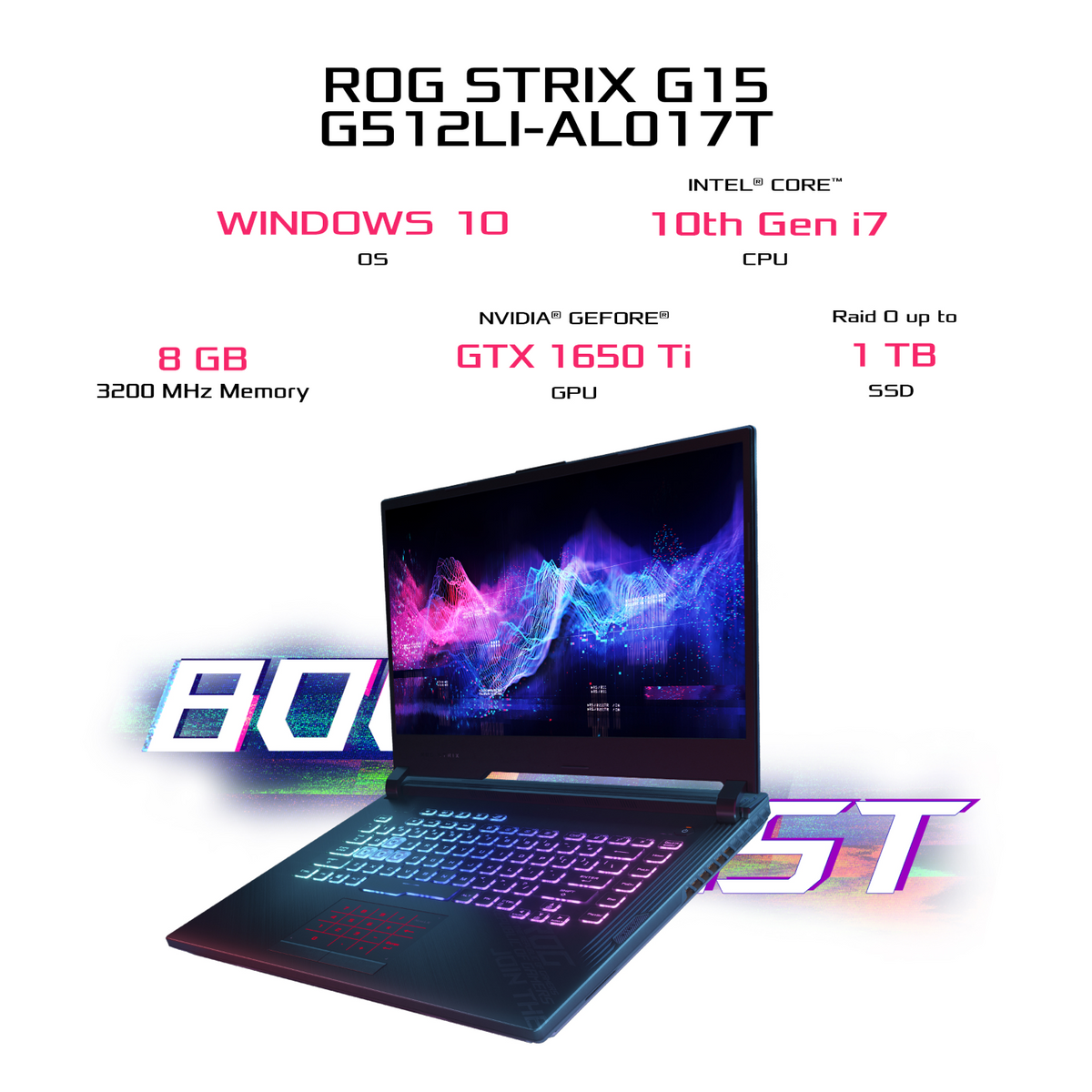 Asus ROG Strix G15 G512LI-AL017T Intel® Core™ i7
